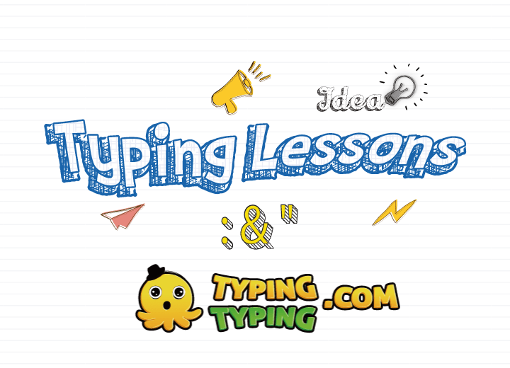 Typing Lessons: :, ", Symbol Lesson - TypingTyping